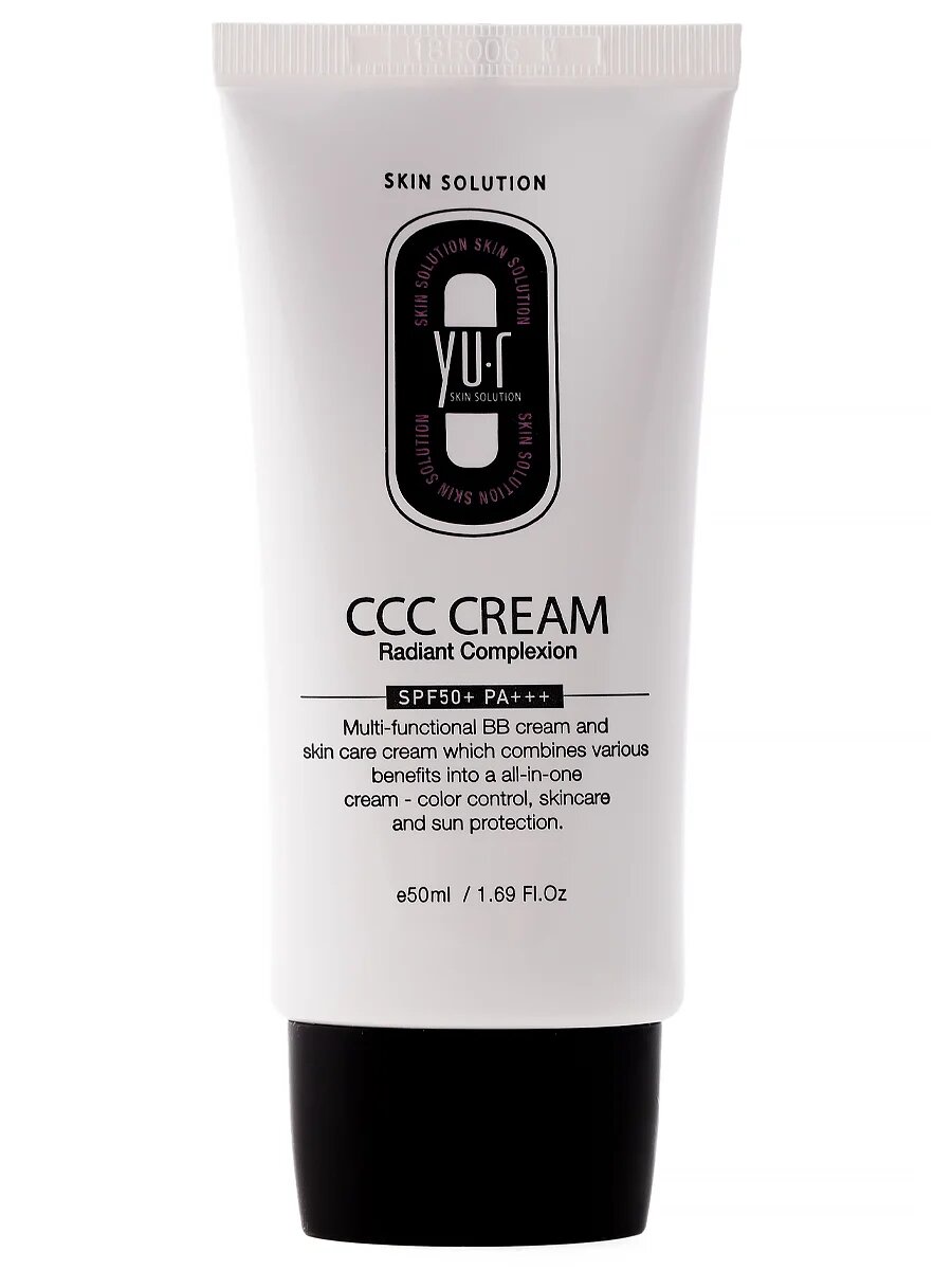 Корректирующий CCC крем – тон загар Yur Skin Solution SPF 50 CCC Cream 50 мл