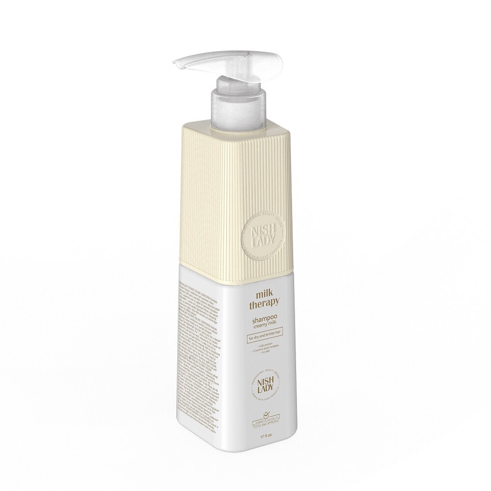 Шампунь для волос NISHLADY Milk Therapy, для сухих и ломких волос 947 мл