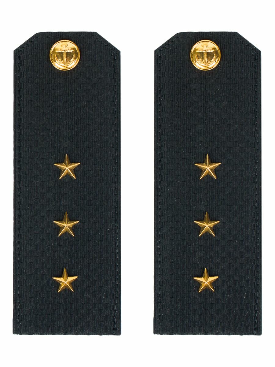 Погоны ВМФ Старший Мичман цвет черный 752761