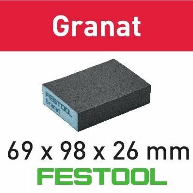 Festool Шлифовальный блок Granat 220 69x98x26 220 GR/ 6 шт (201083)