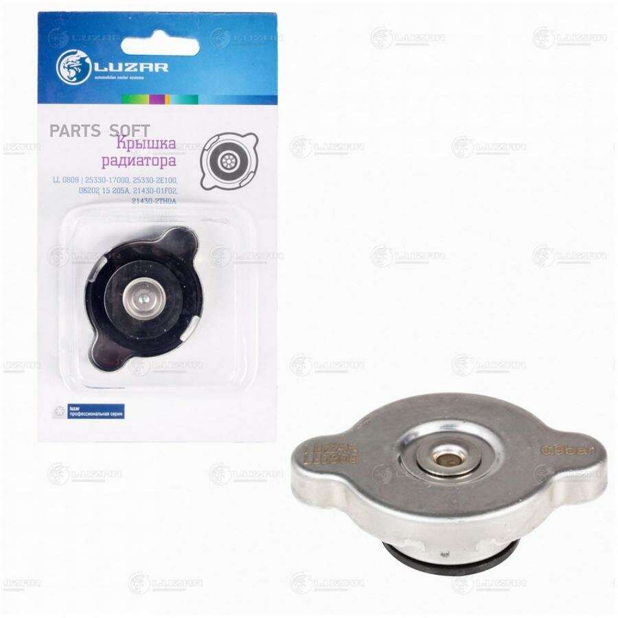 LUZAR LL 0809 Крышка радиатора Hyundai/Kia/Nissan/Mazda/Toyota 0.9 bar (большой клапан)