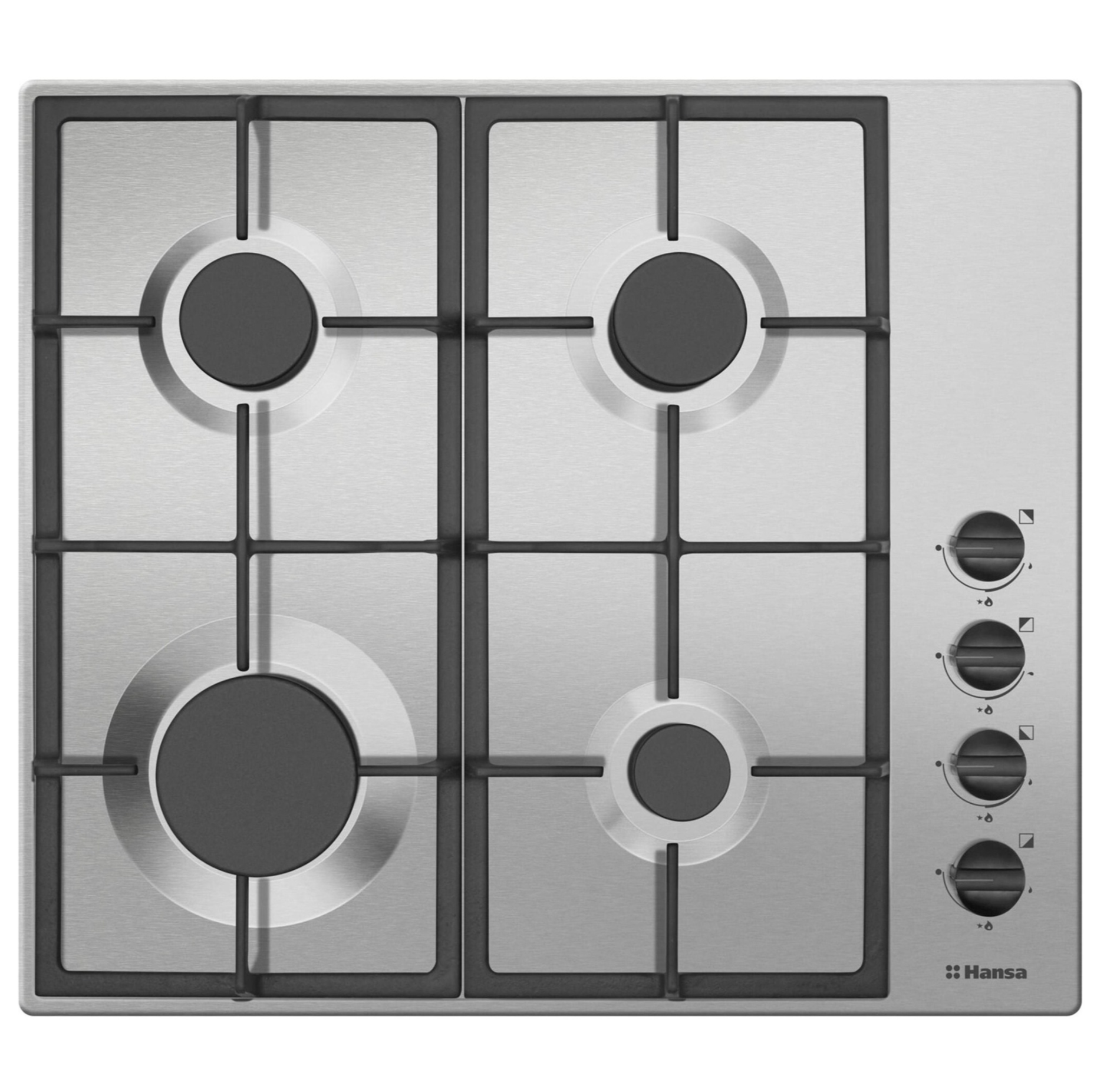 Газовая варочная поверхность HANSA BHGI620530 7400 Вт, серый