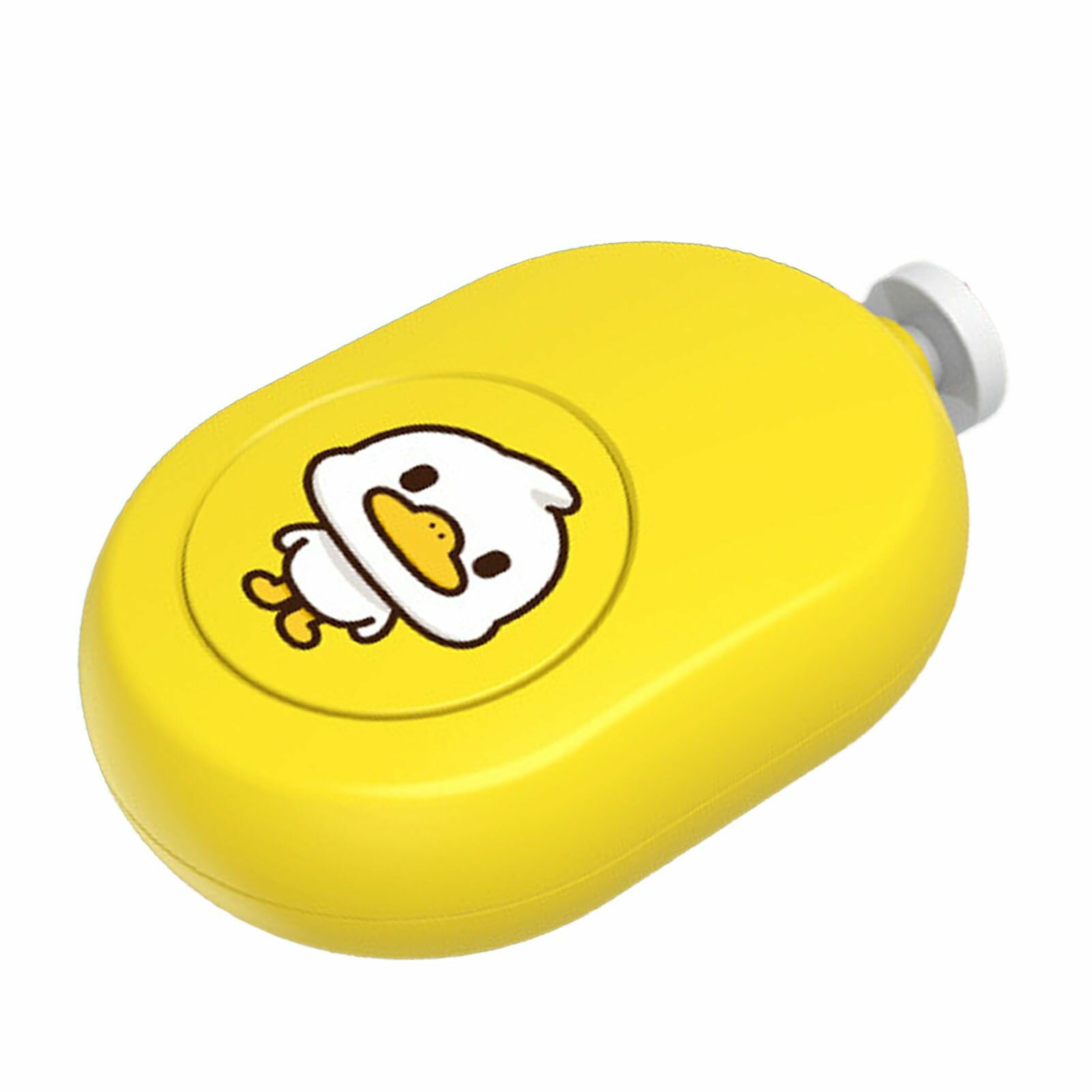 Детская электрическая пилочка для ногтей с уткой желтая