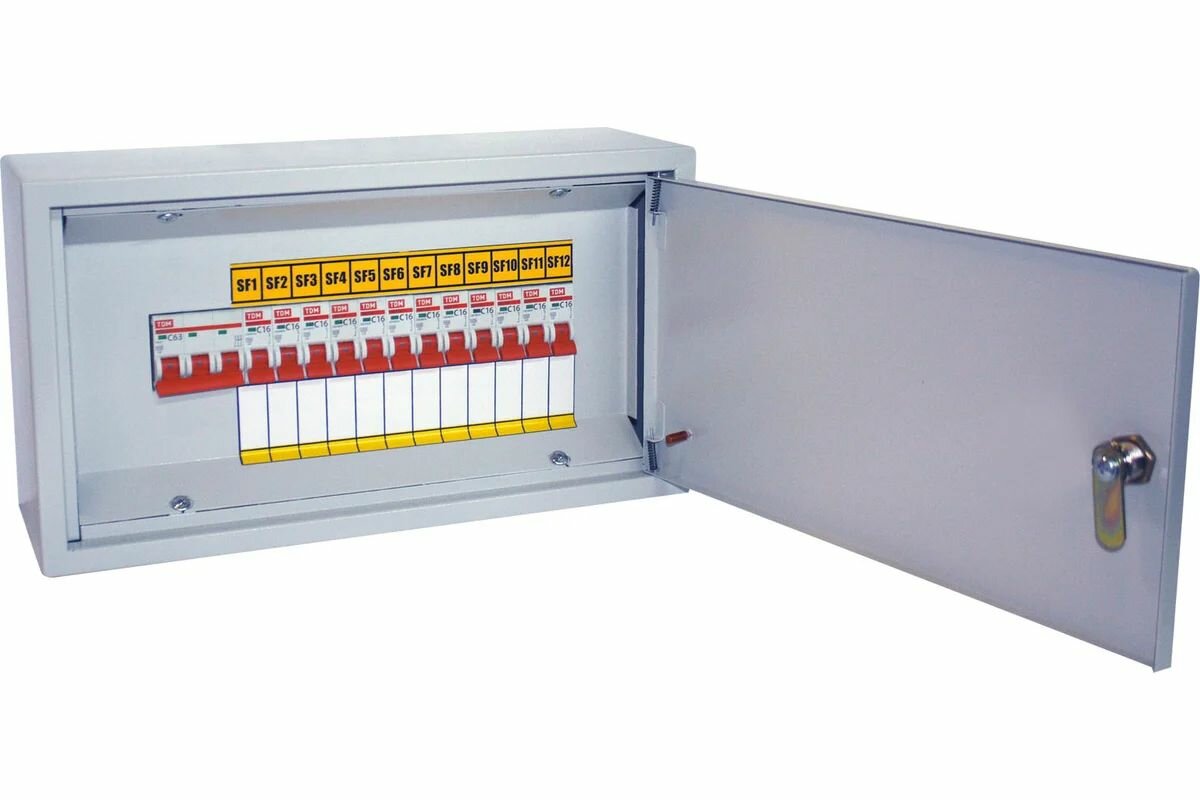 Осветительный щиток TDM ОЩВ-12 63А/16А SQ1604-0002