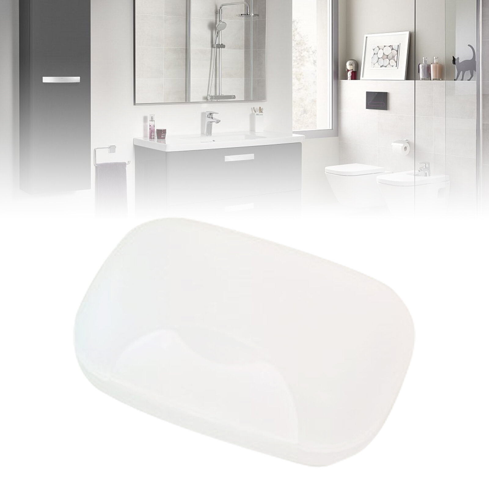 Дорожный контейнер для мыла, водонепроницаемый портативный держатель для мыла, герметичный ящик для мыла для дома, отеля, прозрачный матовый цвет