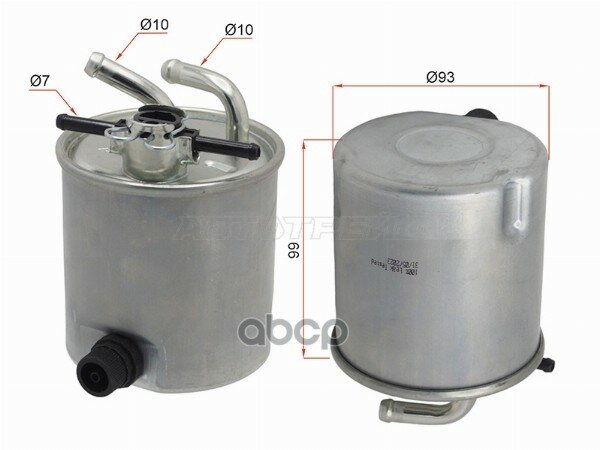 Фильтр топливный Nissan Pathfinder 04-14 / Navara 04-15 Sat арт. ST-16400-EC00A - высокое качество товара по низкой цене