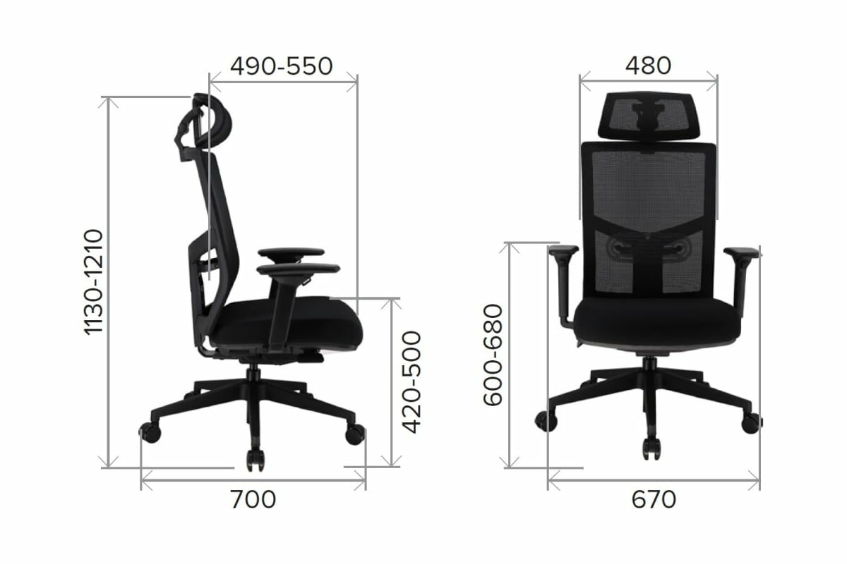 Компьютерное кресло Everprof Fuji сетка черный