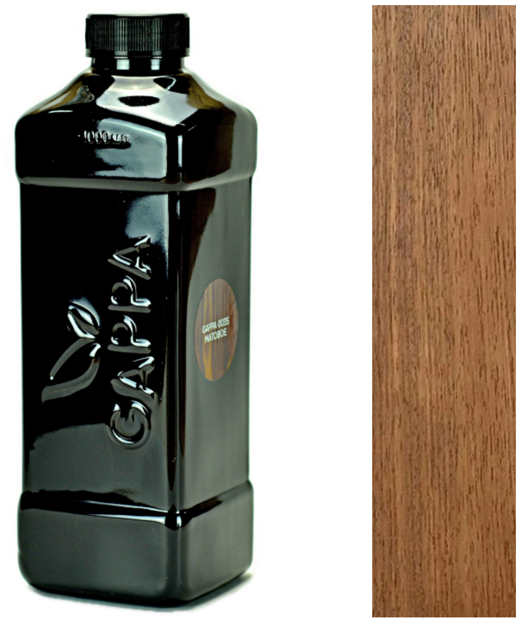 Масло с твёрдым воском GAPPA 0015 (орех/матовое), 1 л