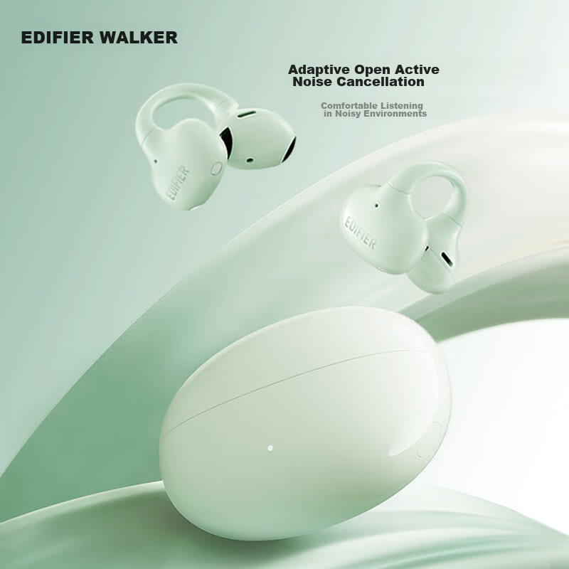 Беспроводные наушники Edifier Lolli Clip Bluetooth Headphones, цвет Green