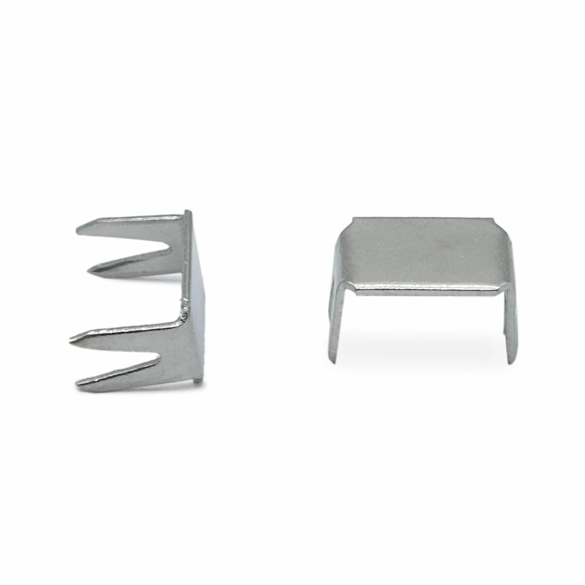 Ограничители для молнии айрис Нижние, для неразъемной, Т5, цвет Никель, 100 шт