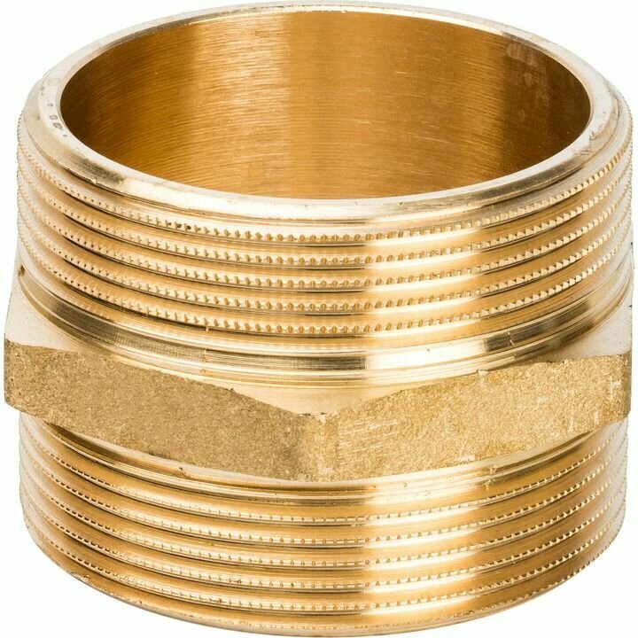 Ниппель латунный НН 2"соединительный STOUT (SFT-0003-000022)