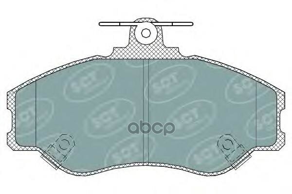 Колодка Тормозная "Sct" Hyundai Porter(Тагаз)/H100 2. 4/2. 5 93-00/H-1 /Starex 2. 5D 97-04 Перед. (В Уп. 4Шт.) SCT арт. SP323
