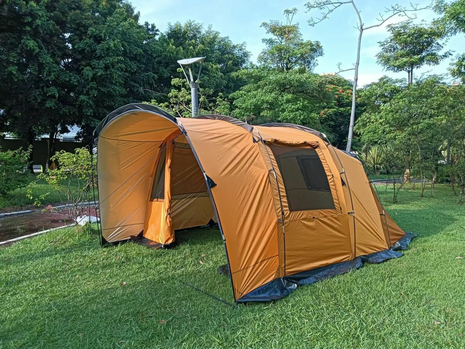 Палатка туристическая кемпинговая Terbo Coolwalk 4-х местная туннель 470х280х200, арт. 5-238