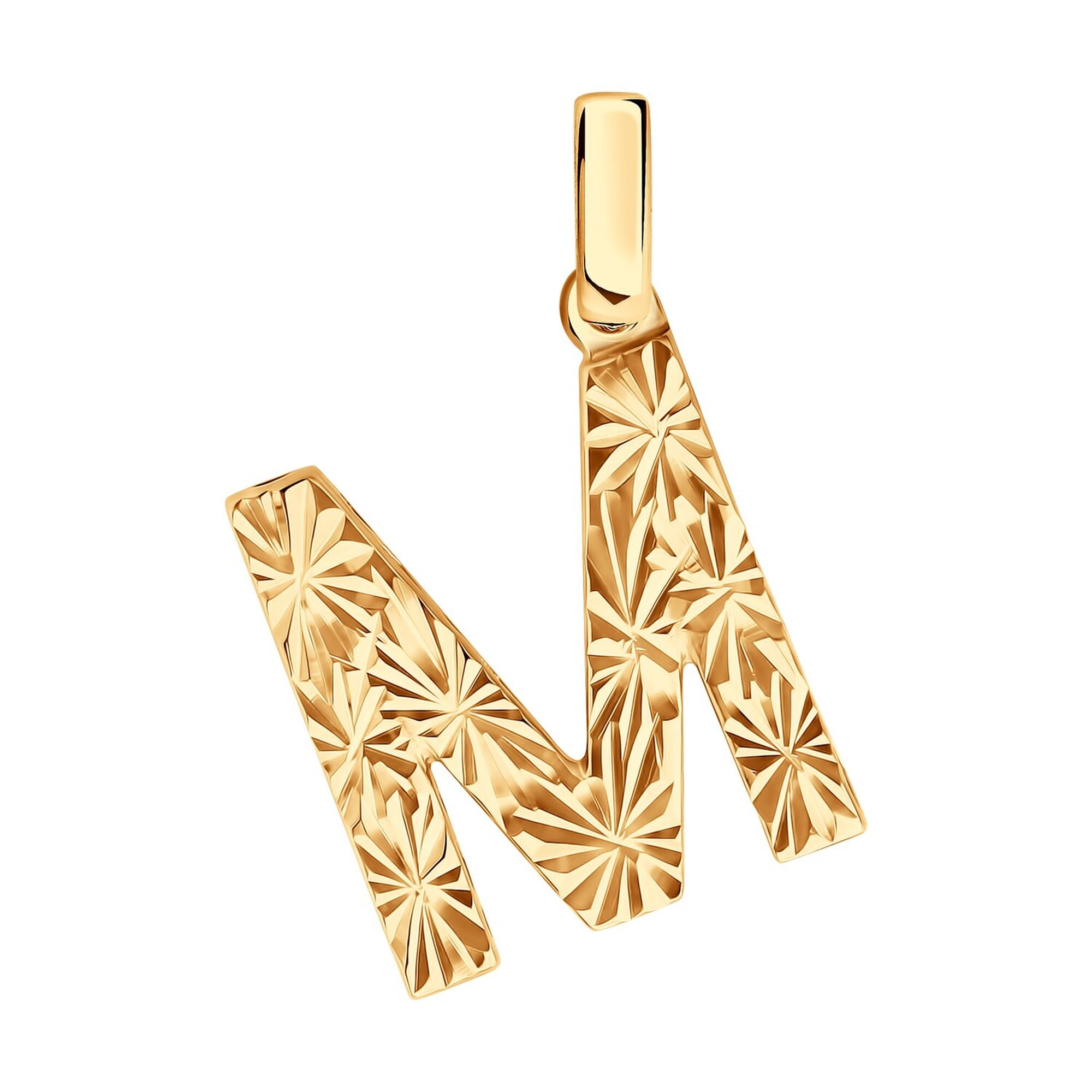 Подвеска, красное золото, 585 проба