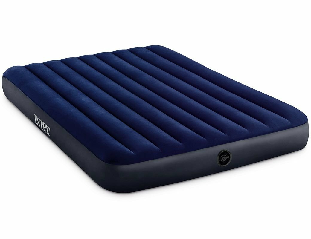 Двуспальный надувной матрас Интекс Классический (Intex Classic Downy Bed Queen)), 152х203х25 см, 64759