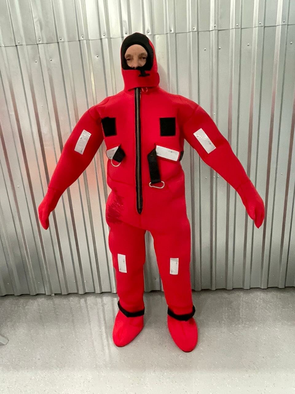 Гидротермокостюм НПП "МСС" гткс-мсс, спасательный, красный, размер 2, сертификат РМРС