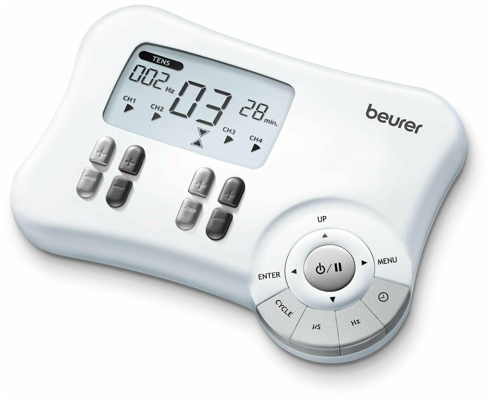 Миостимулятор Beurer EM80 90Вт 20 программ TENS, 20 программ EMS, 10 программ MASSAGE