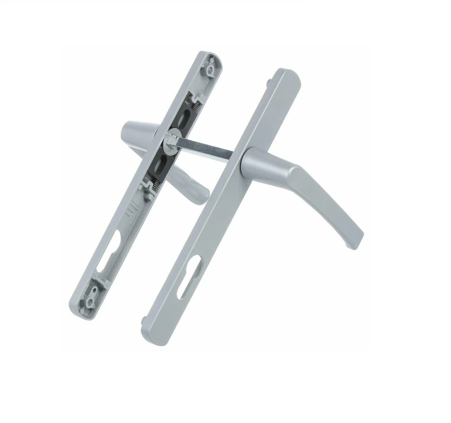 Ручка профильная для пластиковых дверей 25/85 мм Серый, подпружиненный