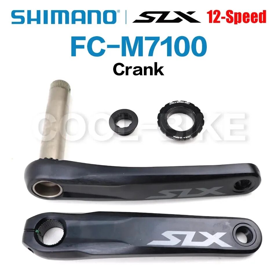 SHIMANO SLX Deore XT FC M7100 M8100 M6100 M6120 12 скоростей MTB шатун алюминий 170 мм / 175 мм 175 мм, M7100