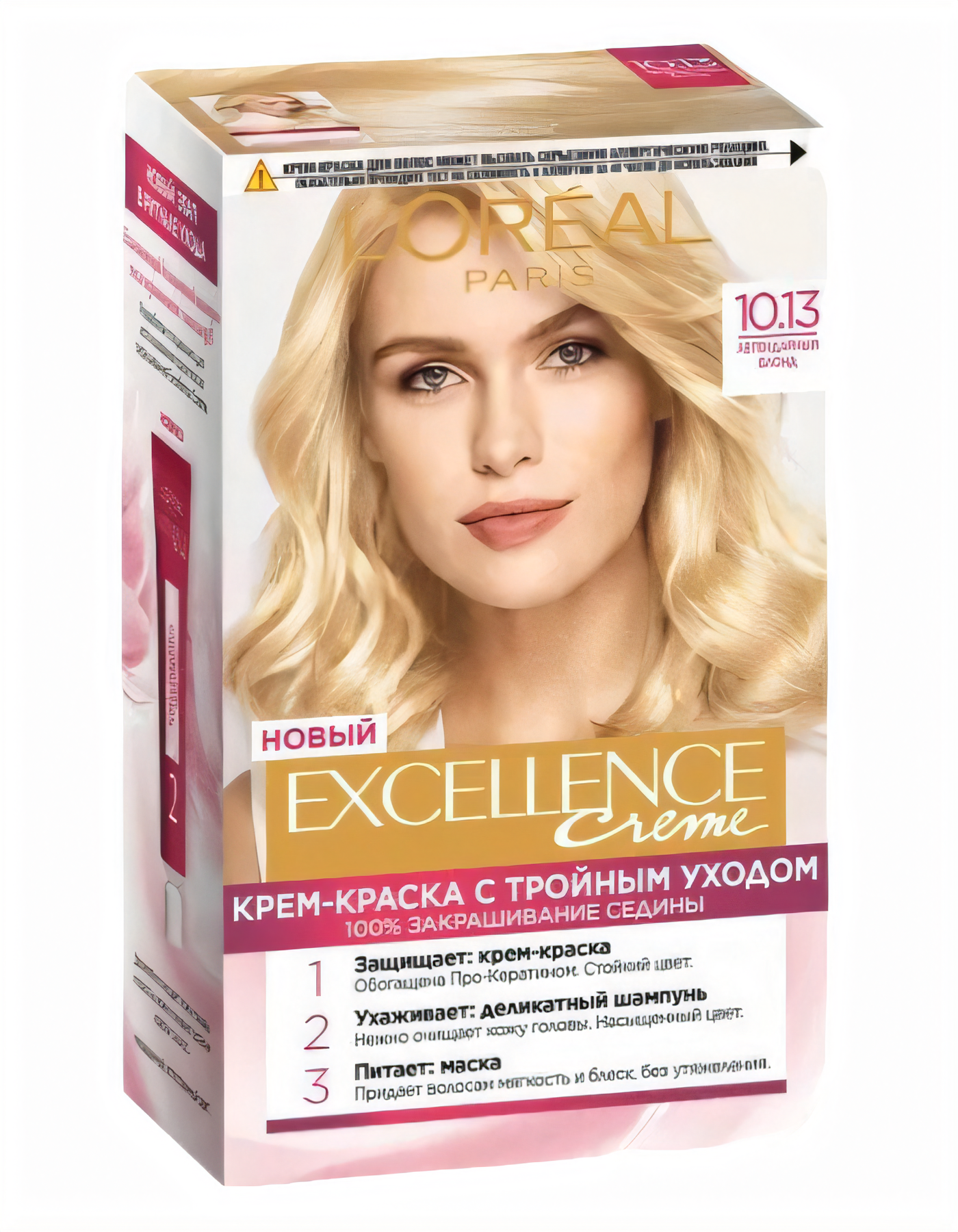 L'Oreal Paris Крем-краска для волос Excellence Creme, 10.13 Легендарный блонд, стойкая, Лореаль