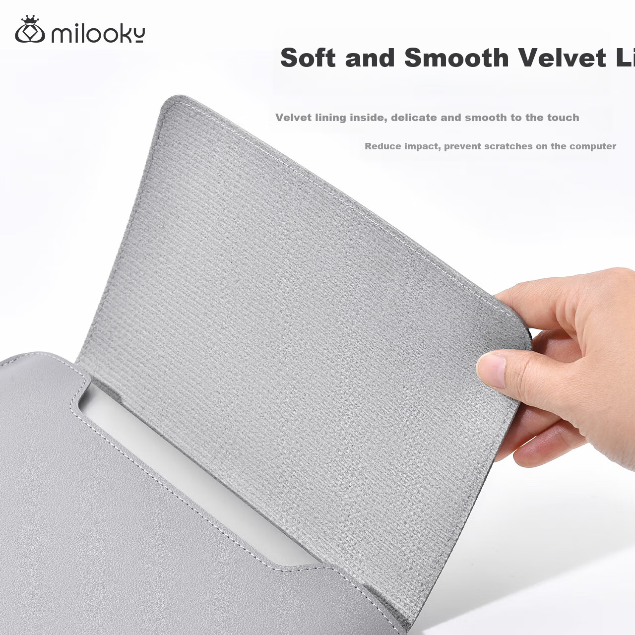 Milooky Laptop Sleeve Case for Apple MacBook Pro 14 Inch, Lenovo, Huawei Laptop Stand Protective Cover
