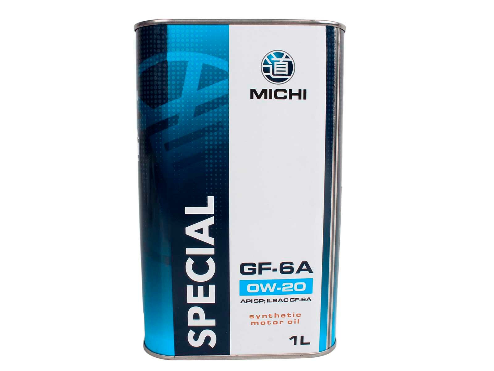 Масло моторное MICHI SPECIAL 0W20 GF-6A 1л