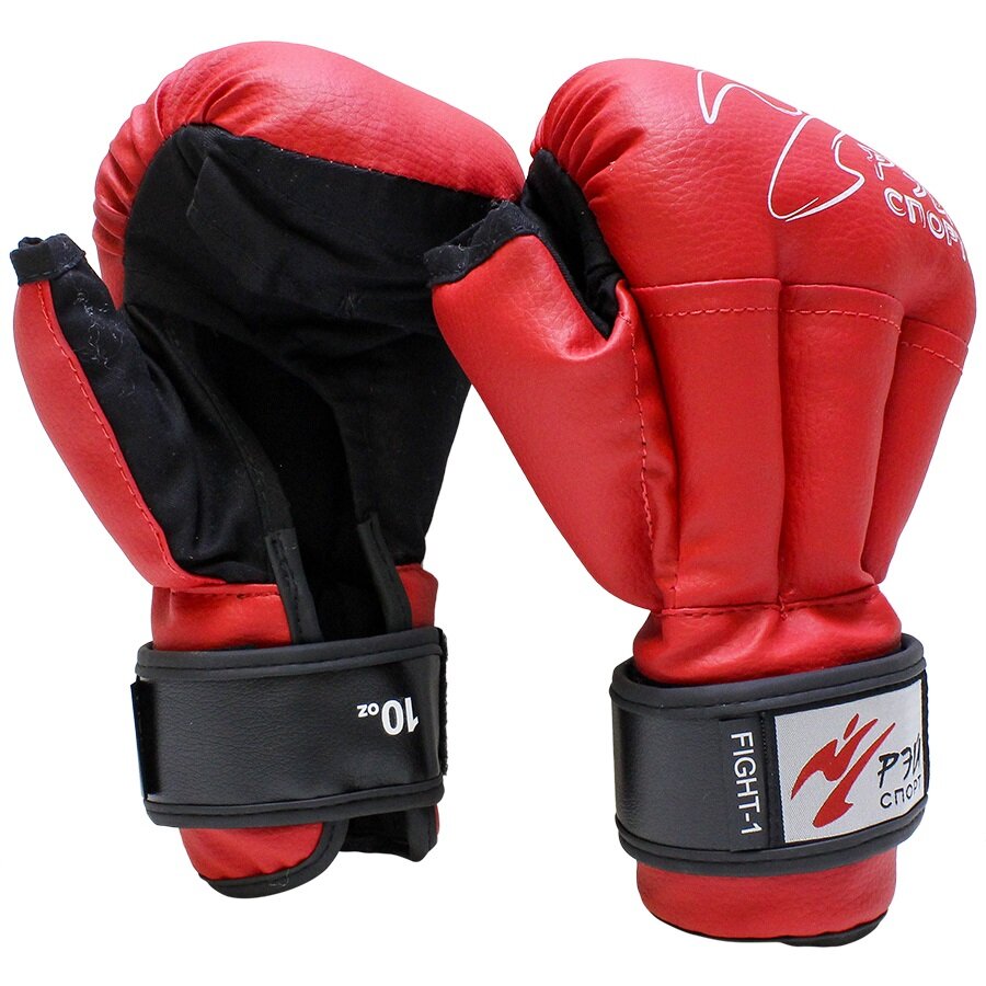 Перчатки для рукопашного боя Рэй-Спорт к/з - красные, XS - 6 унций
