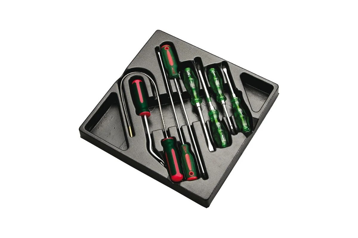 Hans Набор отверток SL/PH, магнитный захват, съемник пистонов 8 предметов, в ложементе TT-28