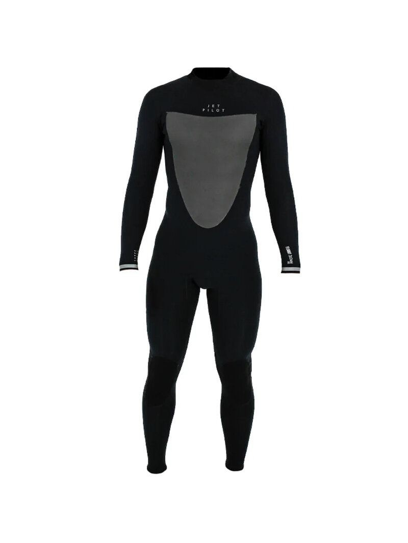 Гидрокостюм мужской для вейкборда, водных лыж Jetpilot flight 3x2 bz ls steamer black/black, размер L