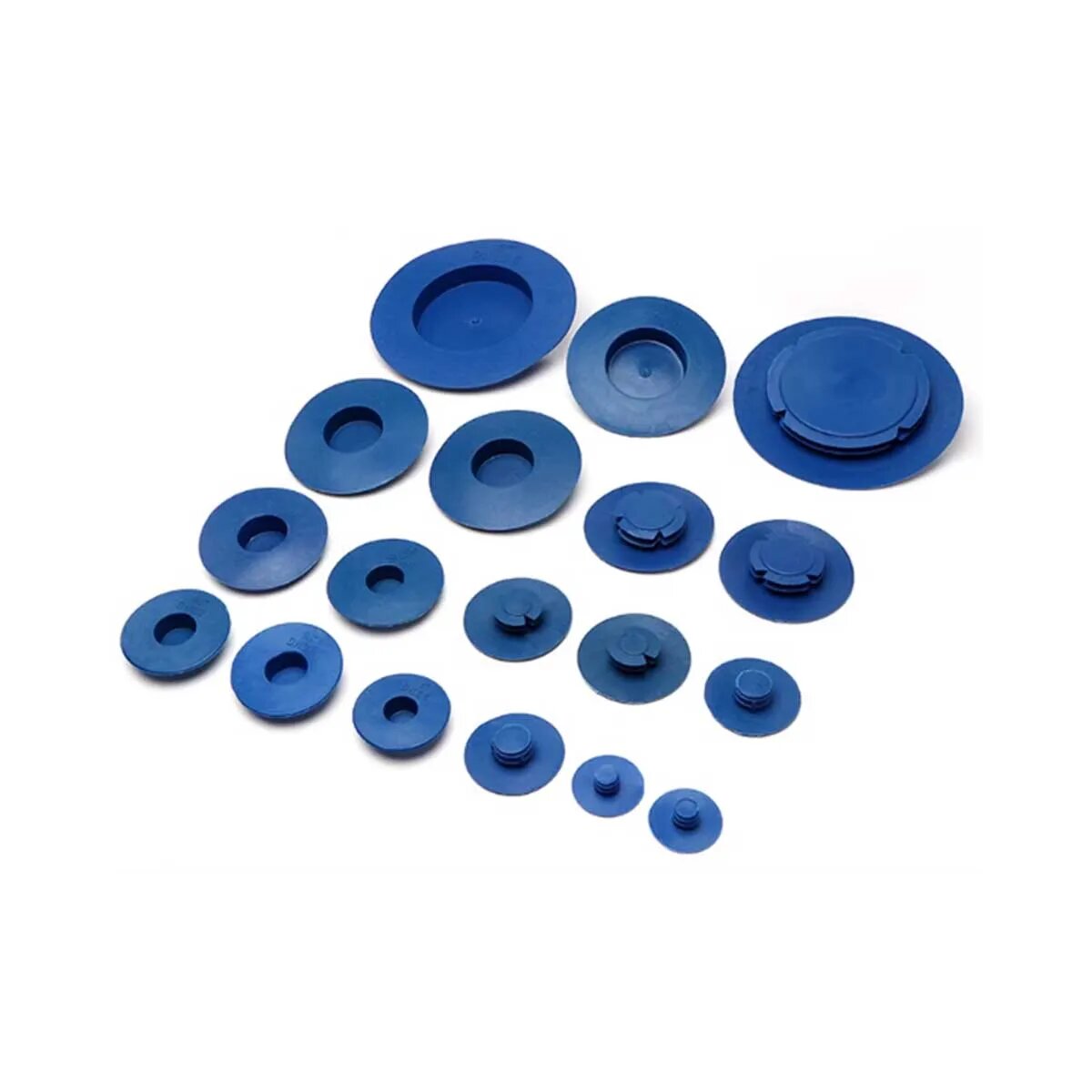 Пластиковая заглушка с широким краем/фланцевая универсальная крышка пылезащитной заглушки с большим краем, внутренняя заглушка клапана, защитная втулка DN15-DN150