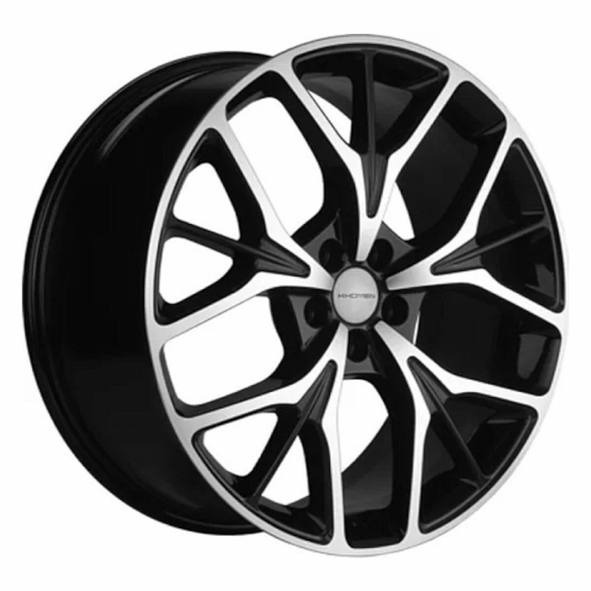 Литой колесный диск Khomen Wheels KHW2012 (FAW Bestune T99) 8R20 5*114,3 ET45 d67,1 Black-FP