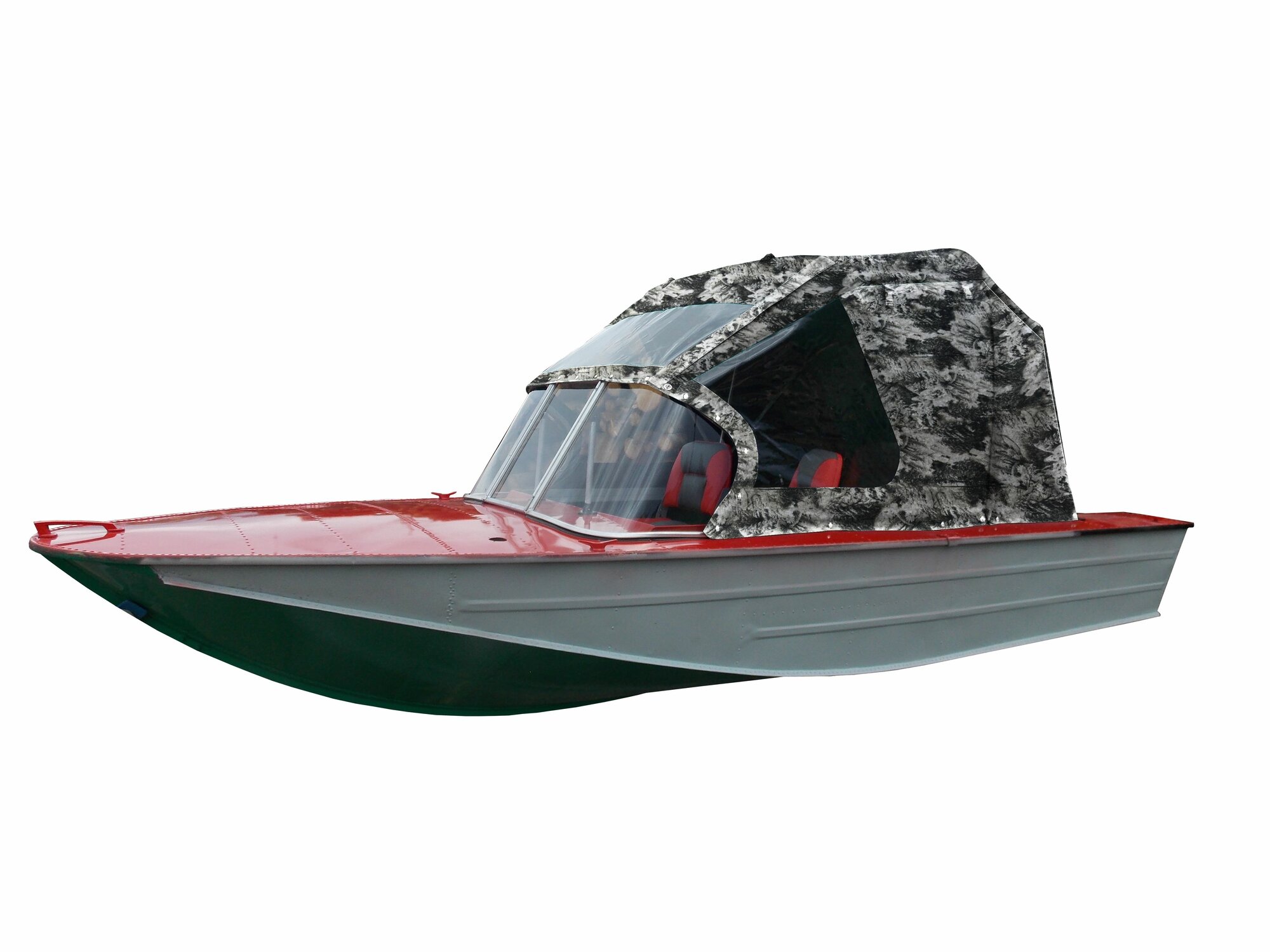 Днепр. Стекло с калиткой, тент с дугами. Полный Комплект