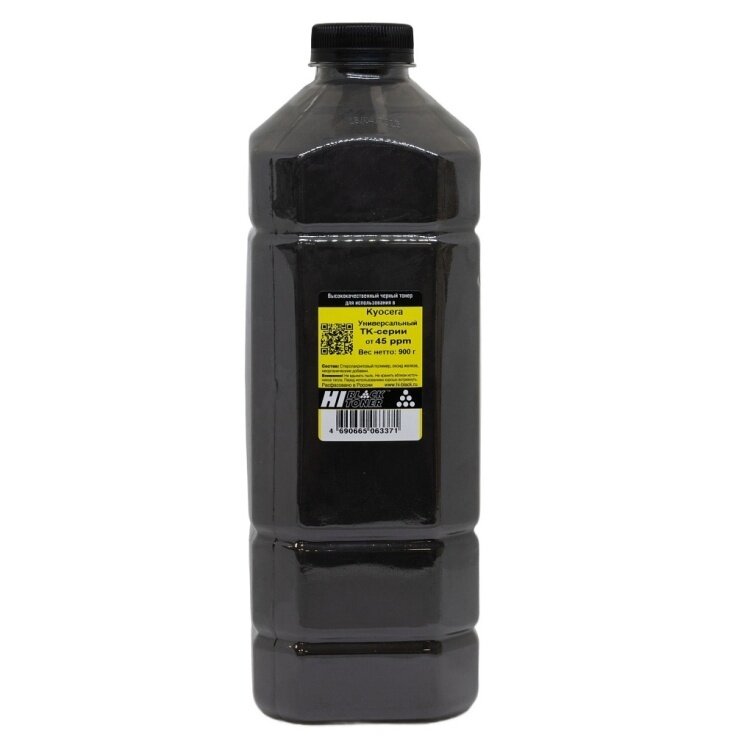 Тонер Kyocera универсальный ТК-серии до 45 ppm (Hi-Black) 900г канистра