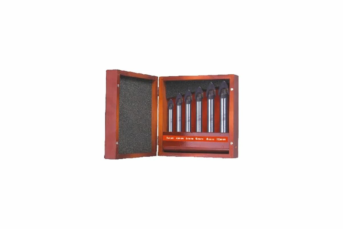 STRONG СТС-026 Набор сверл по стеклу и керамике 6шт 3;4;5;6;8;10мм СTC-02602006