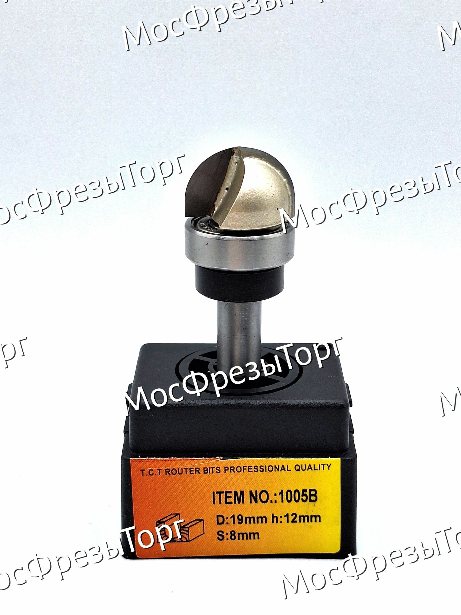 Фреза Глобус 1005B D19 S8 пазовая галтельная с подшипником