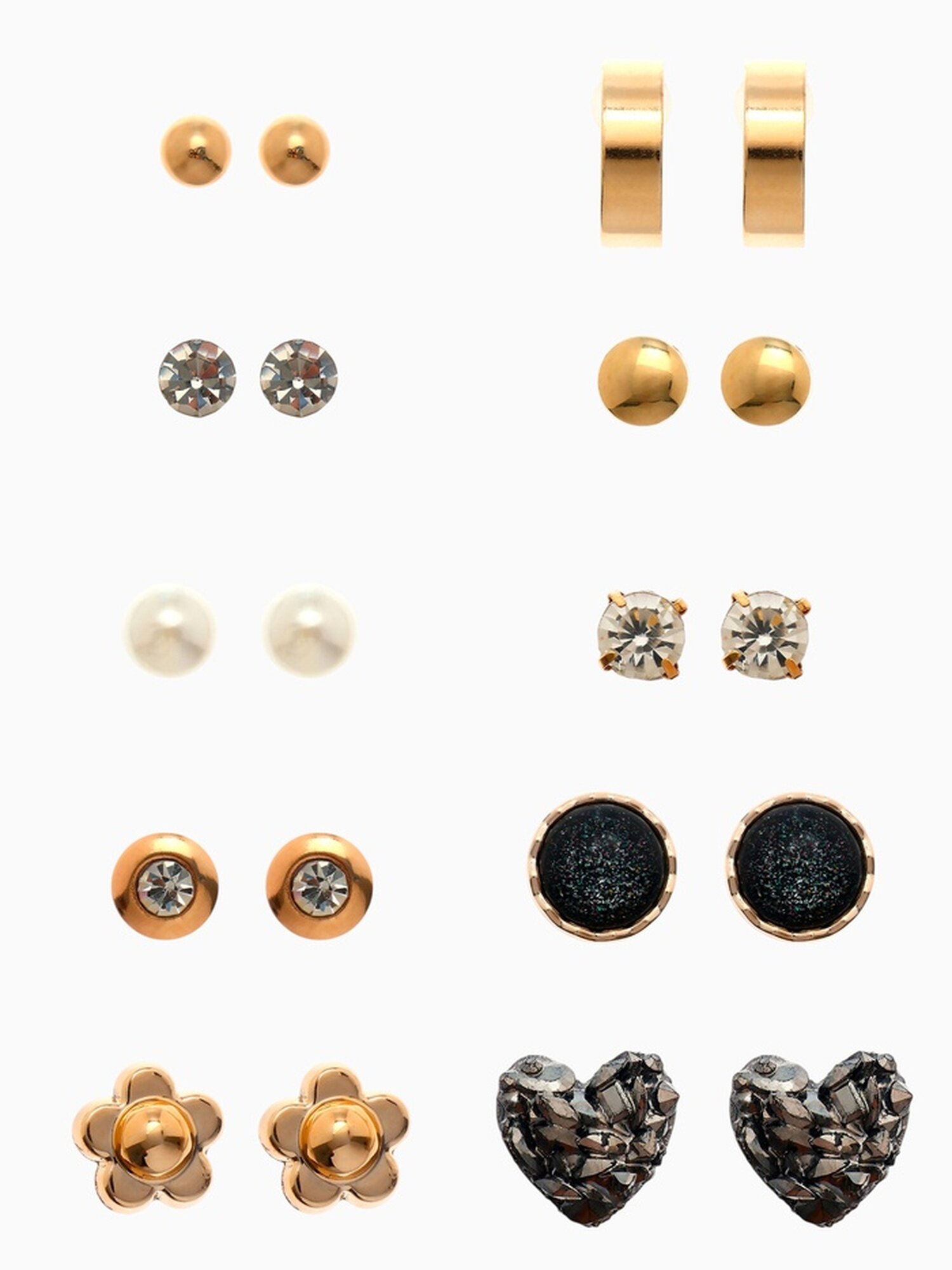 Серьги пусеты, пластик