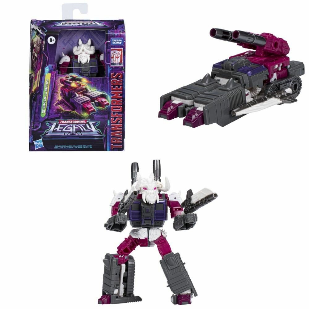 Игрушка Hasbro Трансформеры Toys Generations Legacy Deluxe Skullgrin 5,5-дюймовый F3029 -JU
