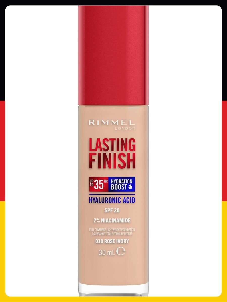 Тональный крем Rimmel Lasting Finish Lasting Finish 35 Hour Foundation 010 Rose Ivory