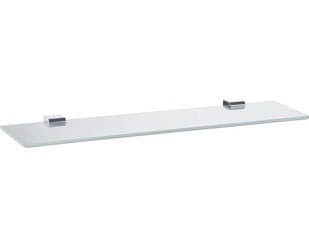 Полка под зеркало Rav Slezak Nil NLA0900/60 60 см, прямая, стеклянная, латунь, хром, матовая, глянцевая, полка для ванной