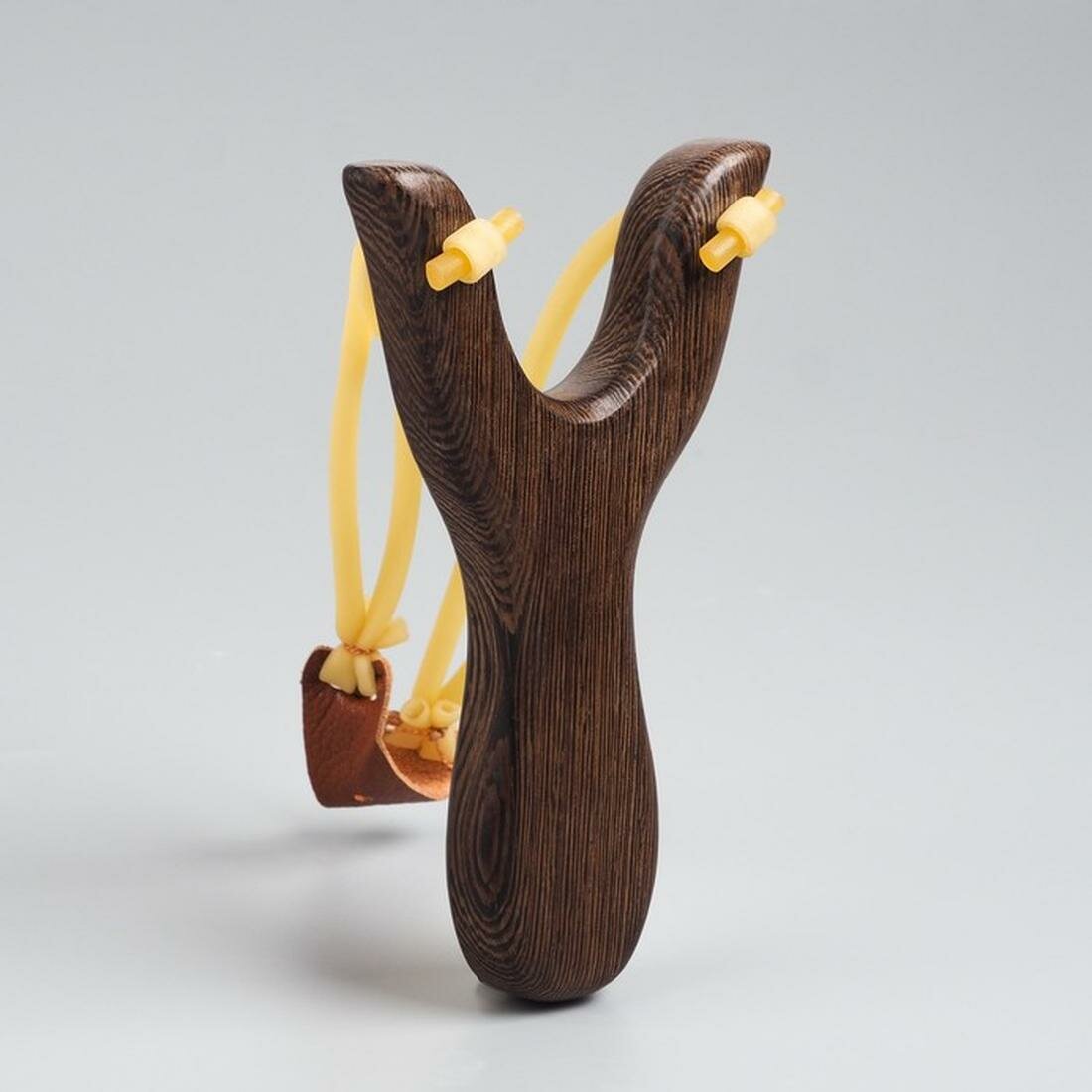 Рогатка "Детство" 7126399, деревянная, для мальчиков, компактная, коричневая