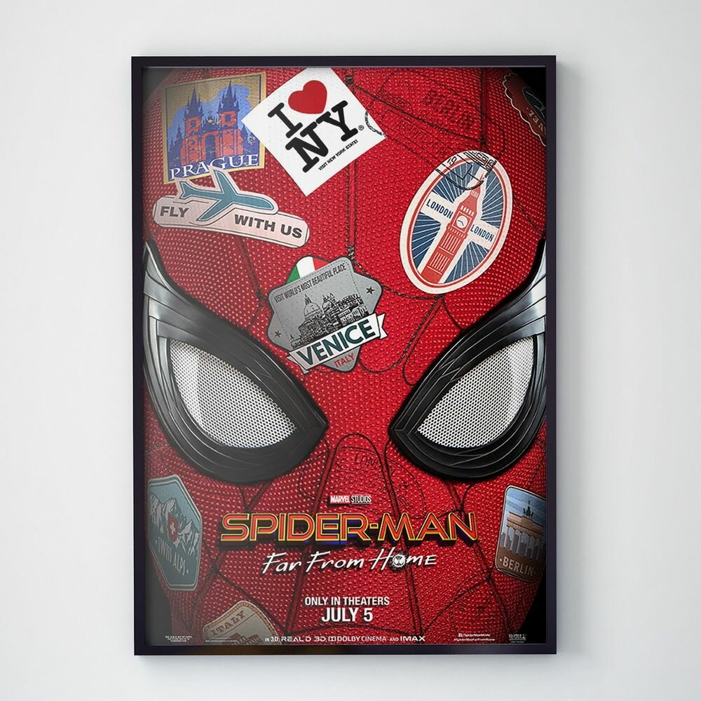 Плакат, постер Человек-Паук, Spider-Man на бумаге, размер 30х42см