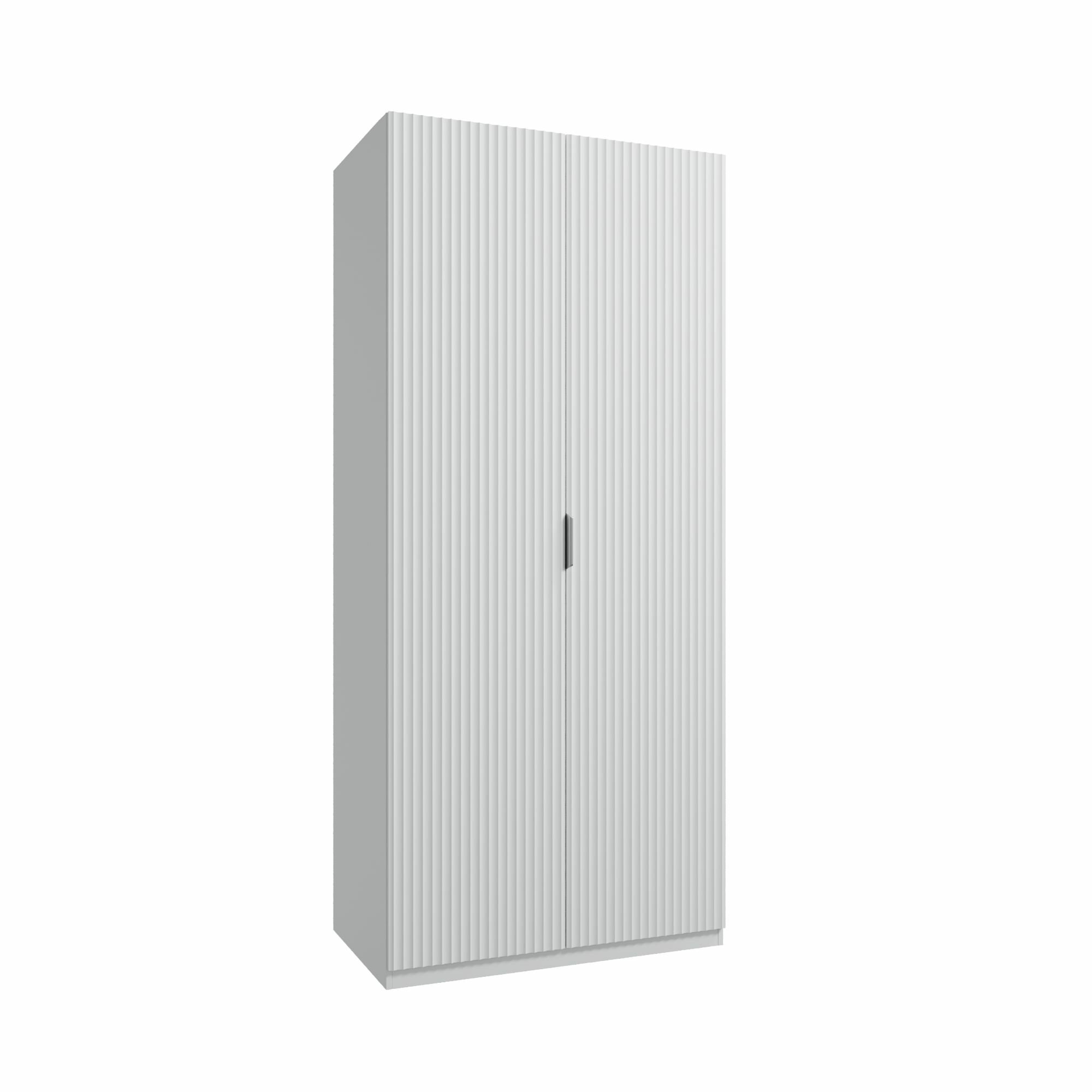 Распашной шкаф для одежды Техас, белый