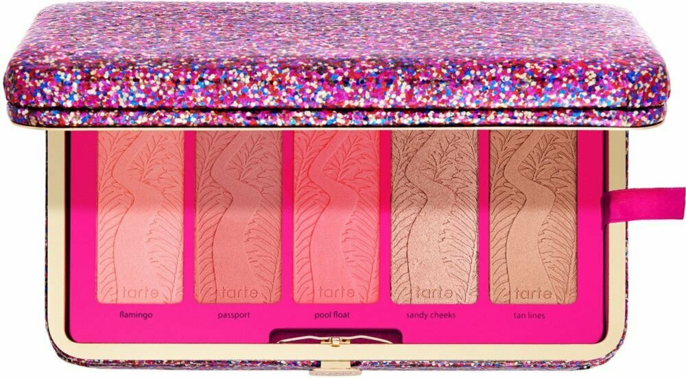 Tarte Палетка румян и клатч Life Of The Party Clay Blush Palette & Clutch