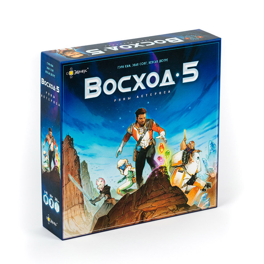 Эврикус. Настольная игра "Восход 5: Руны Астероса" кооперативная, для 1-5 игроков, от 10 лет