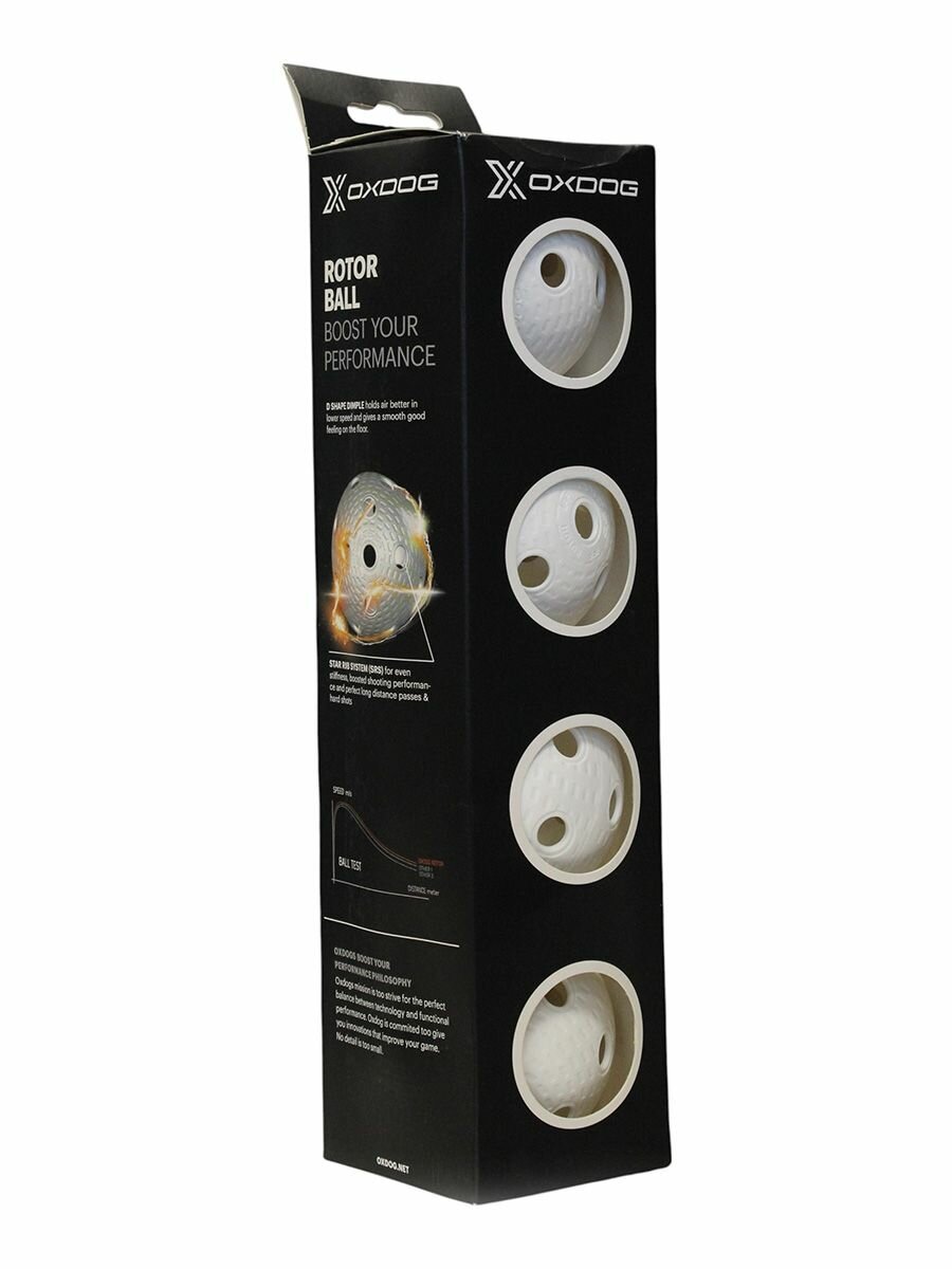 Набор мячей для флорбола OXDOG ROTOR ( 4шт. )