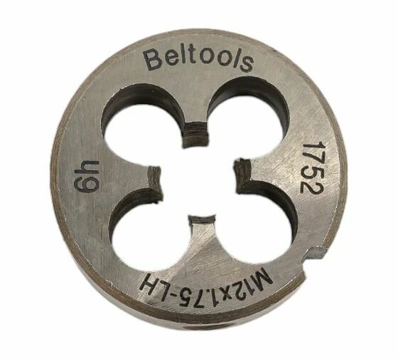 Плашка М 12х1,75 левая /LH/ круглая для метрической резьбы, класс точности 6g, сталь 9хс, гост 9740-71