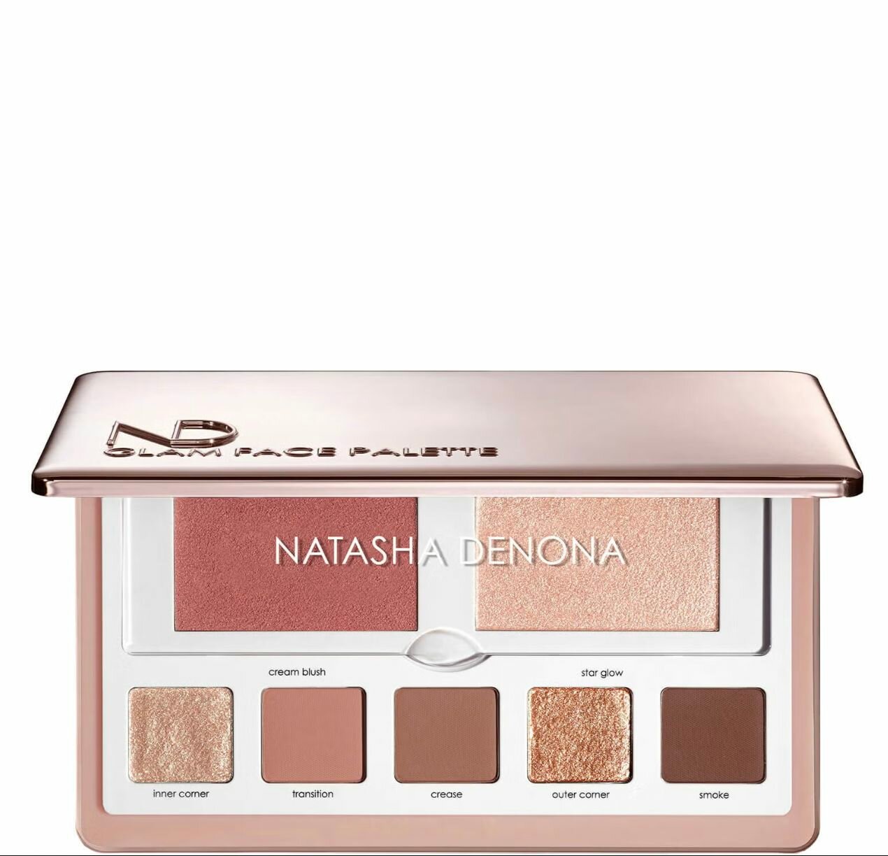 NATASHA DENONA Палетка для макияжа лица и глаз Glam Face Palette in Light 13 g