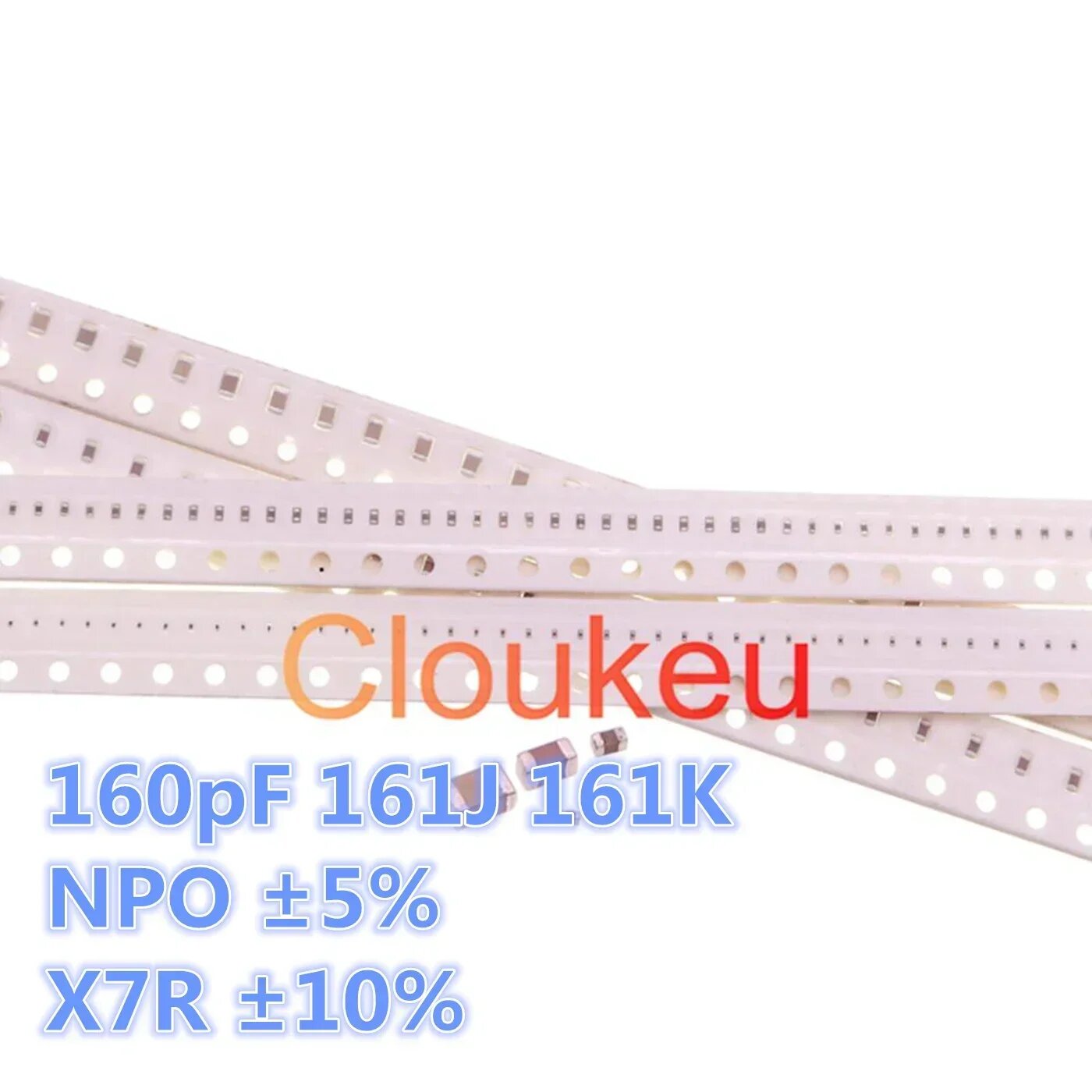 Керамические конденсаторы 50 шт 0603 NPO 160pF 100V, 50 piece-