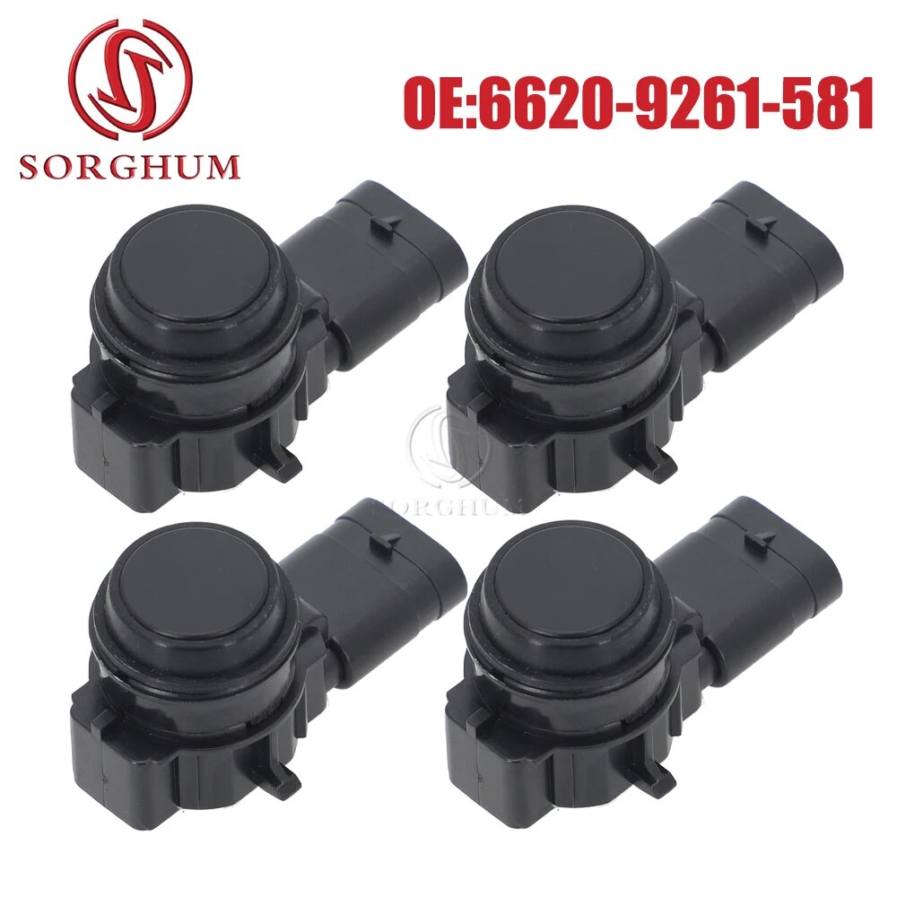 Датчик парковки SORGHUM Parktronic PDC 6620-9261-581 66209261581 66209261582 Для BMW F20 F21 F23 F30 F31 F32 F82 F33 F36 1 серии, 4PCS Parking sensor