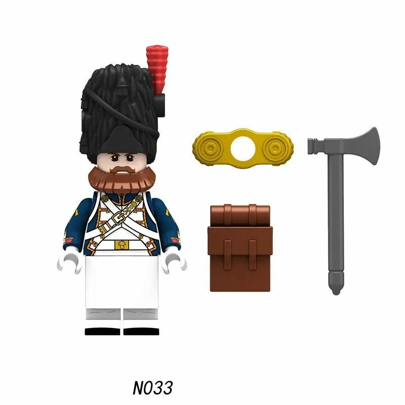 Солдаты Второй мировой войны Наполеон Минифигурки блоки / французские солдаты